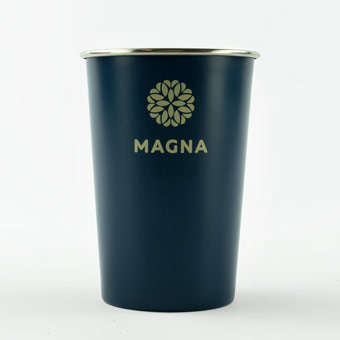 Tasses personnalisées en acier inoxydable réutilisables